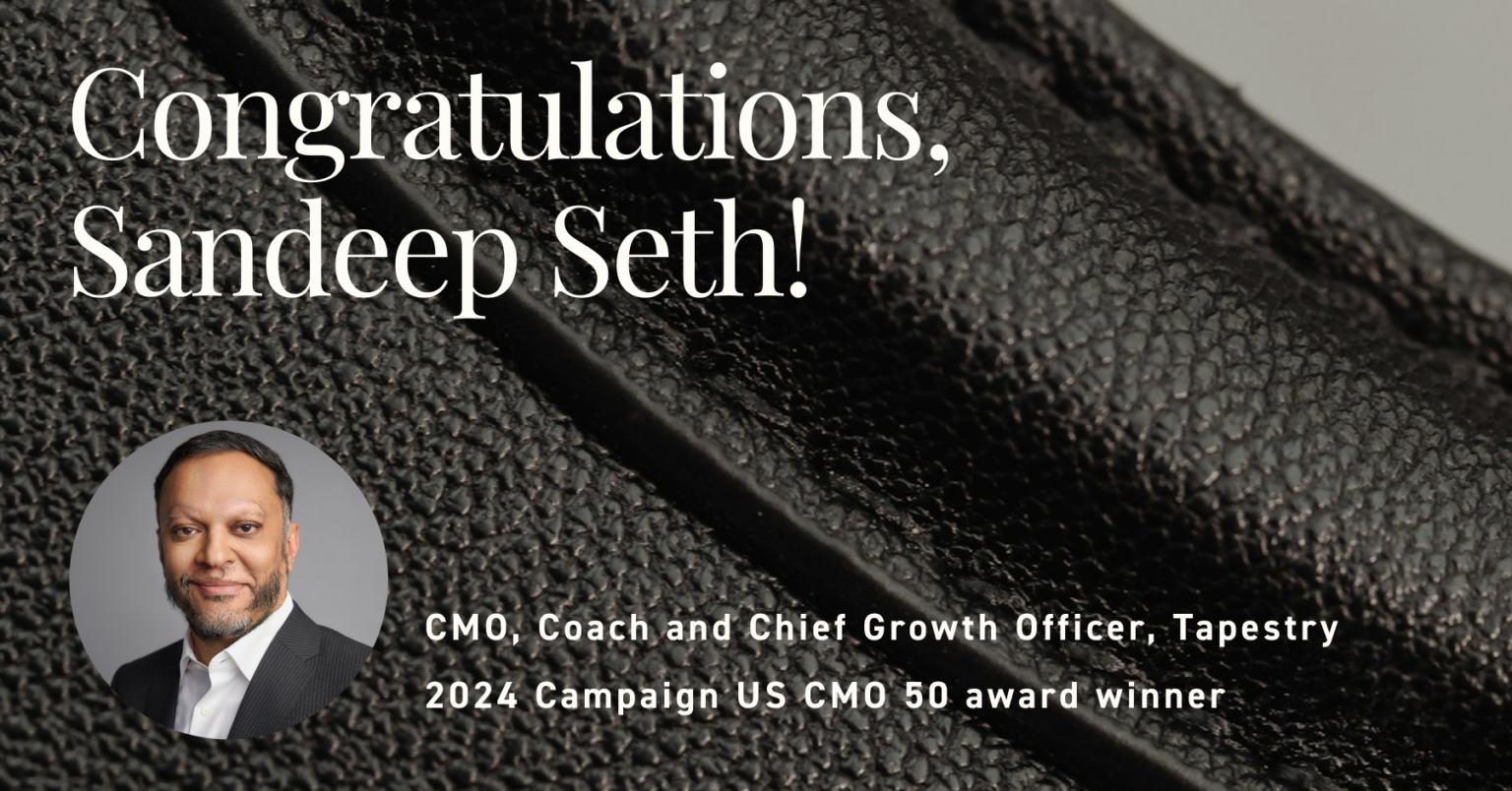 Sandeep Seth Named Among the Campaign US CMO 50 – Tapestry